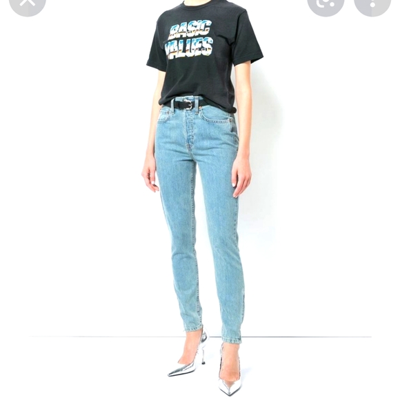 Re/Done | Tops | Redone Basic Values Vintage Tee | Poshmark